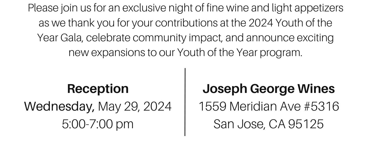 Boys & Girls Clubs of Silicon Valley VIP Reception - Boys & Girls Clubs ...